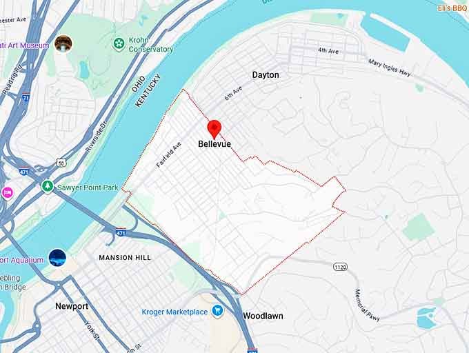 16. bellevue map