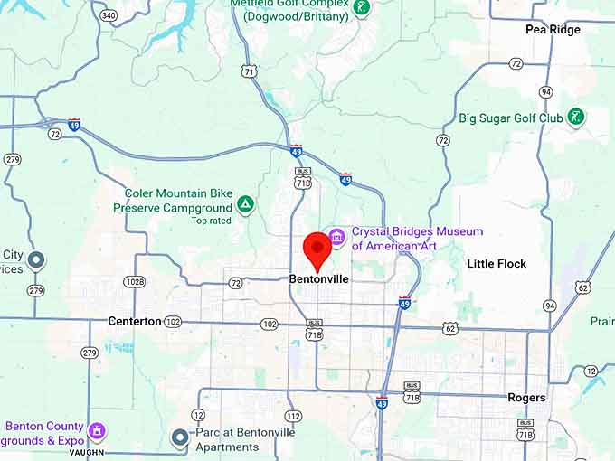 16. bentonville ar map
