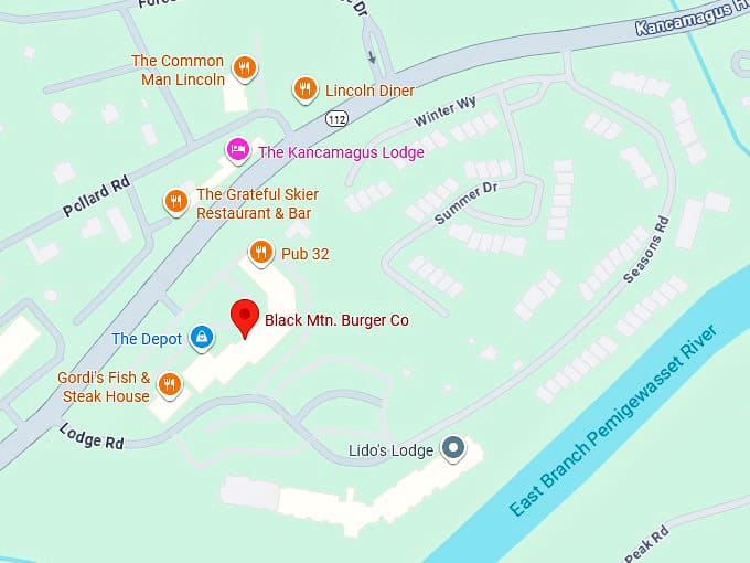 16. black mtn. burger co. map