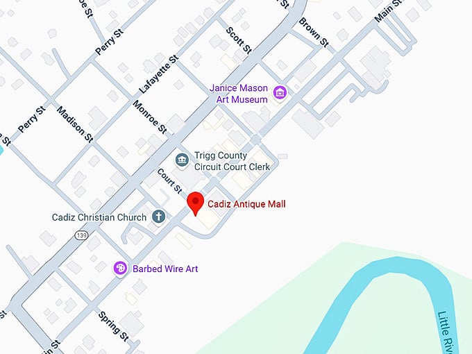 16. cadiz antique mall map