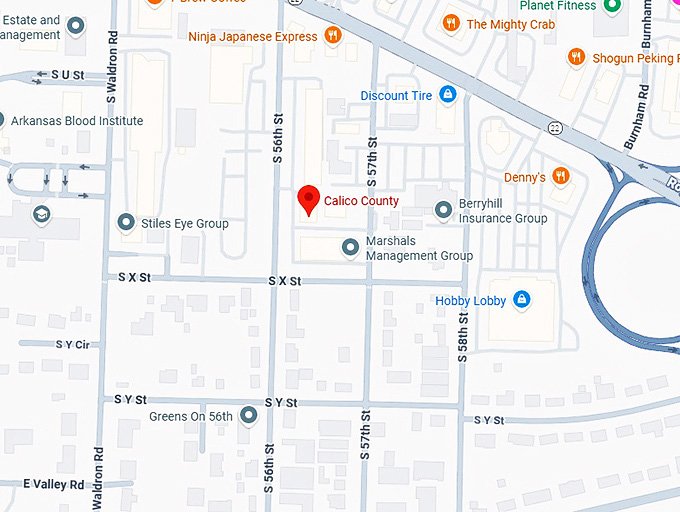 16. calico county map