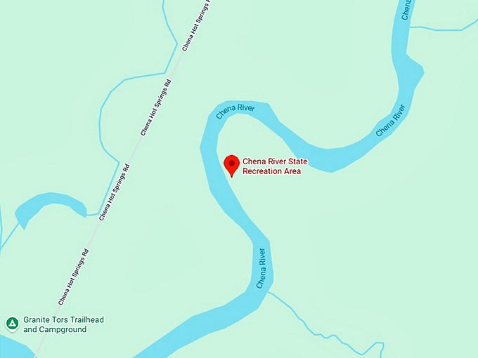 16. chena river state recreation area map