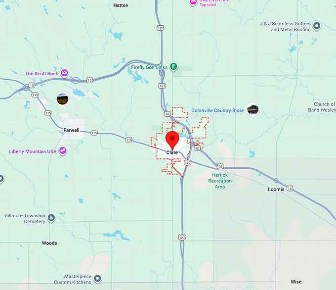 16. clare map