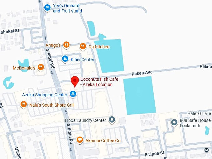 16. coconuts fish cafe azeka location map