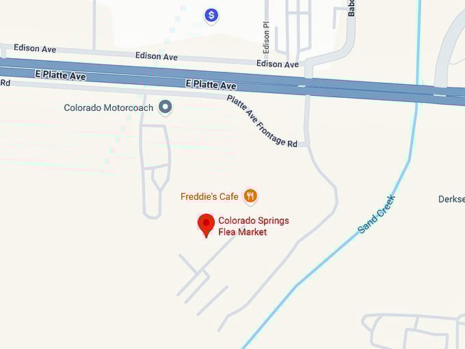 16. colorado springs flea market map