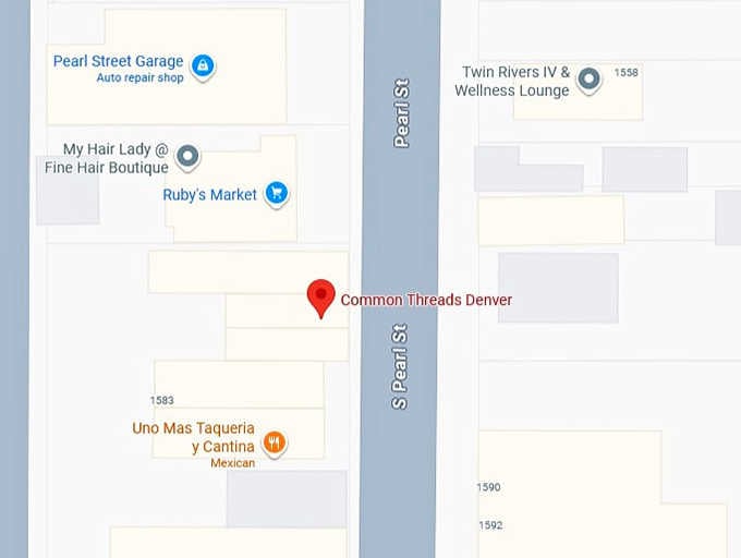 16. common threads denver map