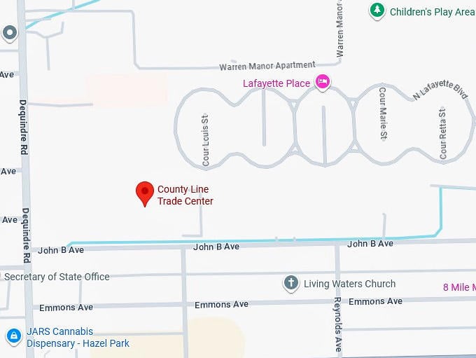 16. county line trade center map