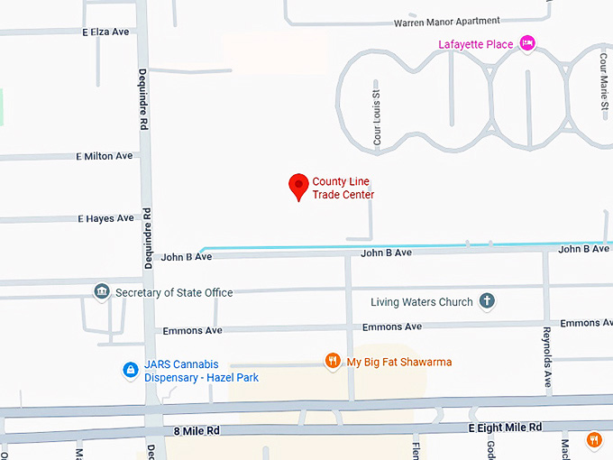 16. county line trade center map