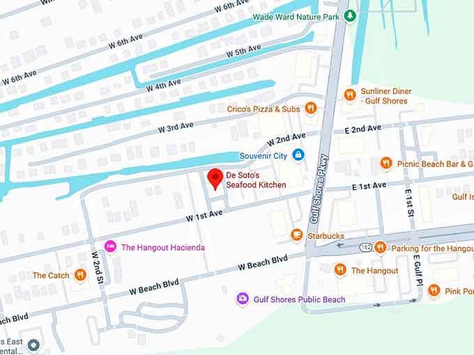 16. de soto's seafood kitchen map
