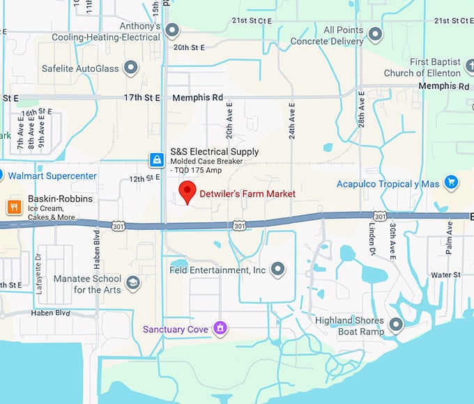 16. detwiler's farm market map