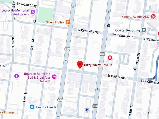 16. dizzy whizz drive in map