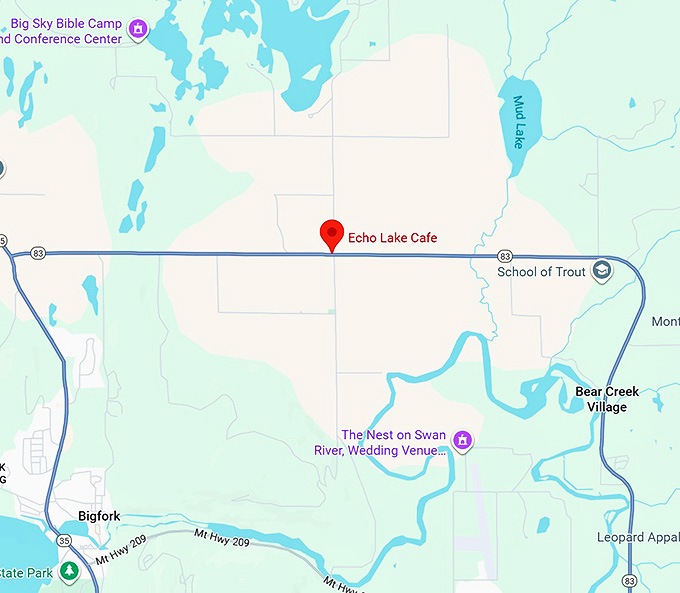 16. echo lake cafe map