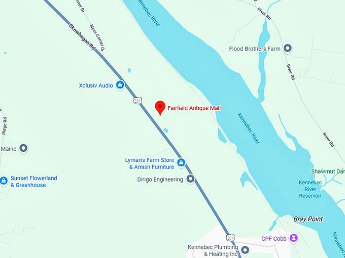 16. fairfield antique mall map