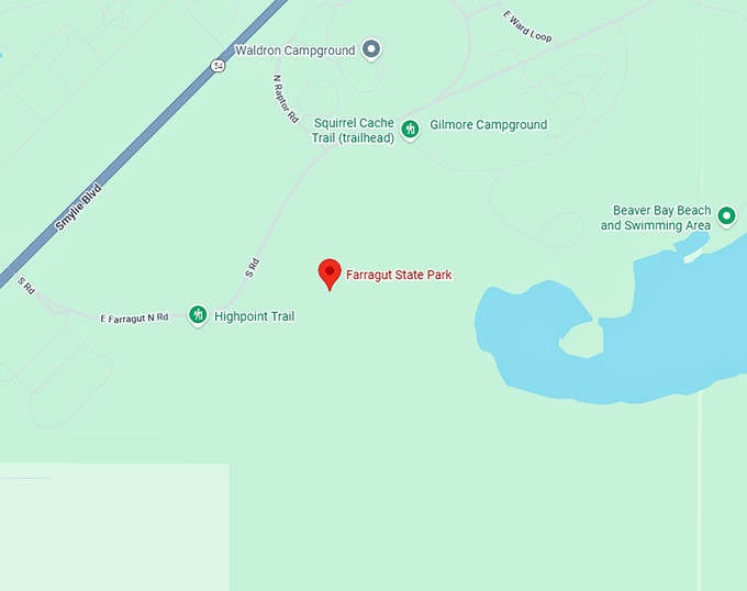 farragut state park map