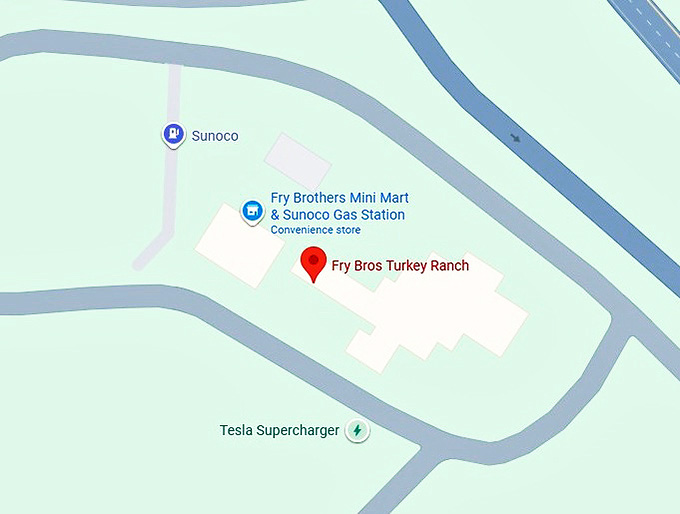 16. fry bros turkey ranch map