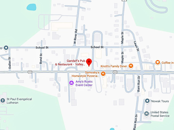 16. gandalf's pub & restaurant valley city, oh map