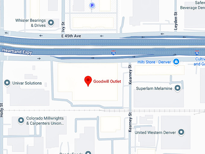 16. goodwill outlet (4355 kearney st) map