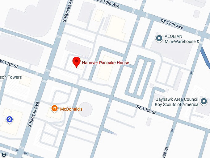 16. hanover pancake house map