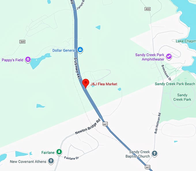 16. j&j flea market map