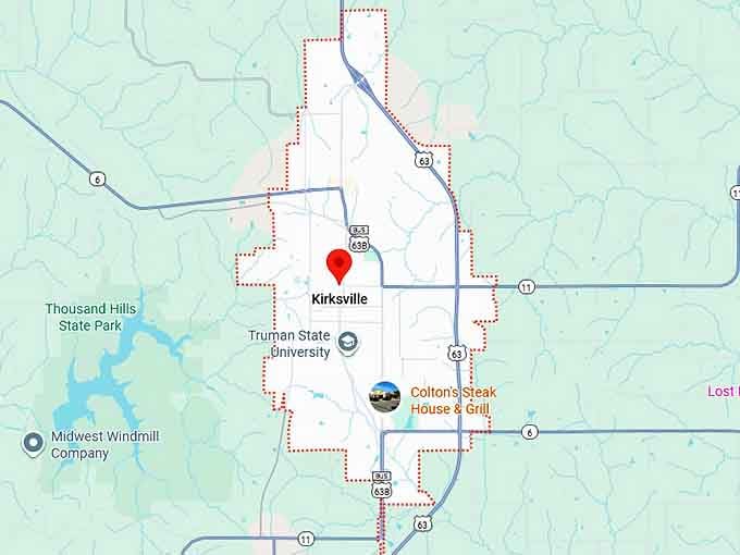 kirksville map