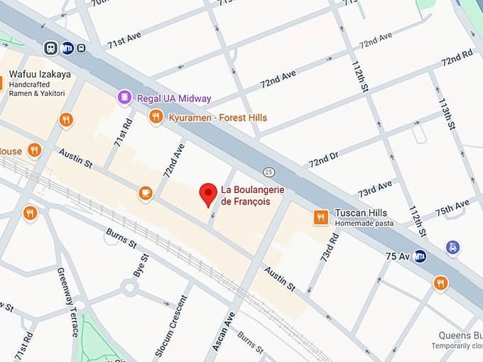 16. la boulangerie de fran&ccedil;ois map