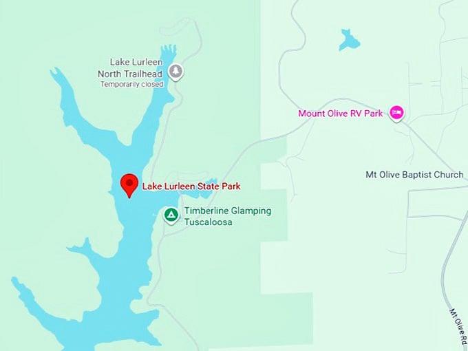16. lake lurleen state park map