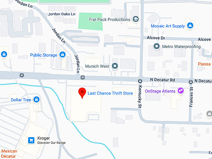 16. last chance thrift store map