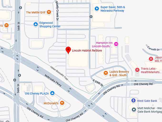 lincoln habitat restore map