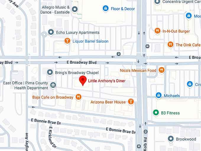 16. little anthony's diner map