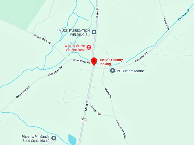 16. lucille's country cooking map