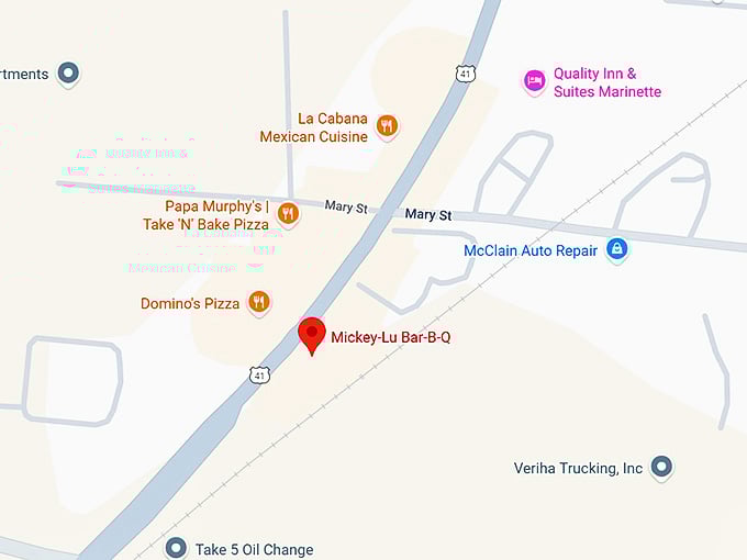 16. mickey lu bar b q map