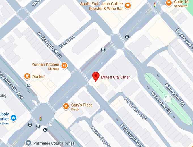 16. mike's city diner map