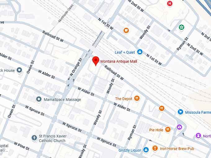 16. montana antique mall map