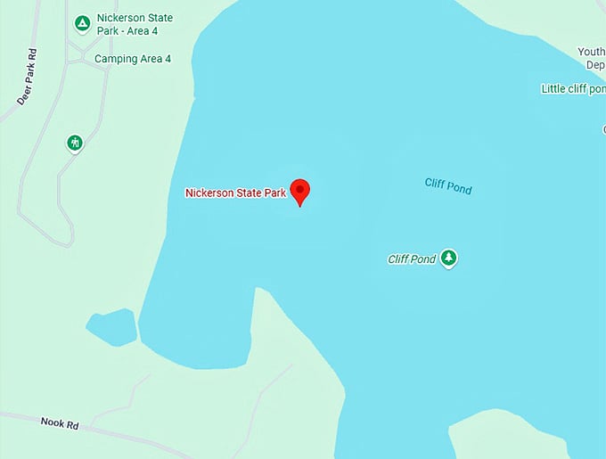 16. nickerson state park map