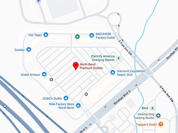 north bend premium outlets map