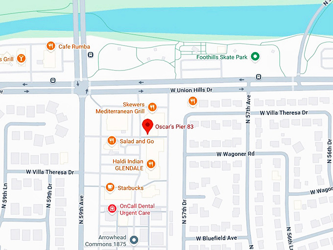 16. oscar's pier 83 map