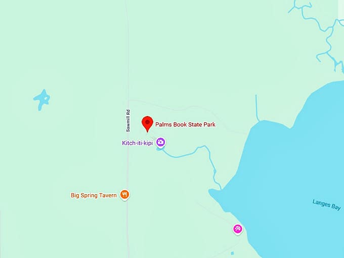 16. palms book state park map
