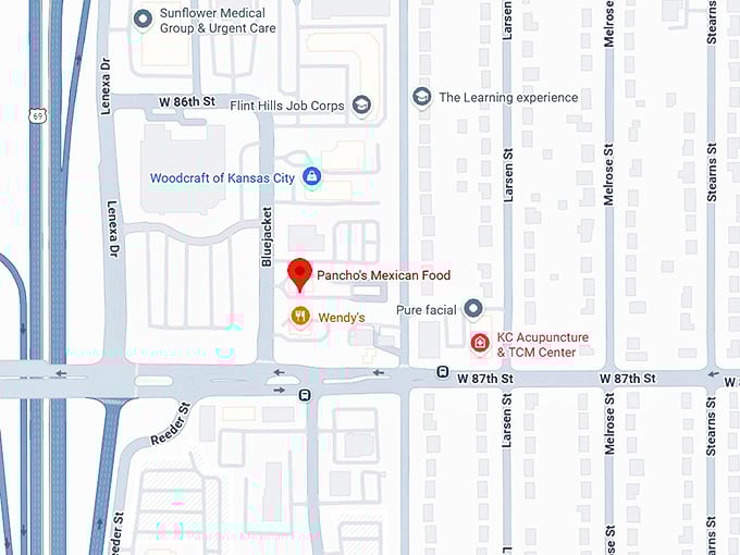 panchos mexican food map