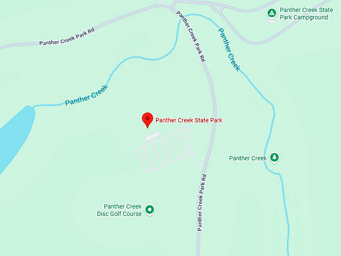 16. panther creek state park map