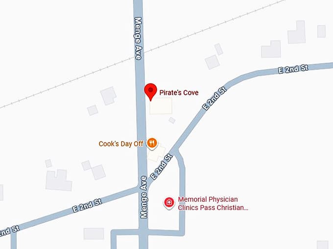 16. pirate's cove map