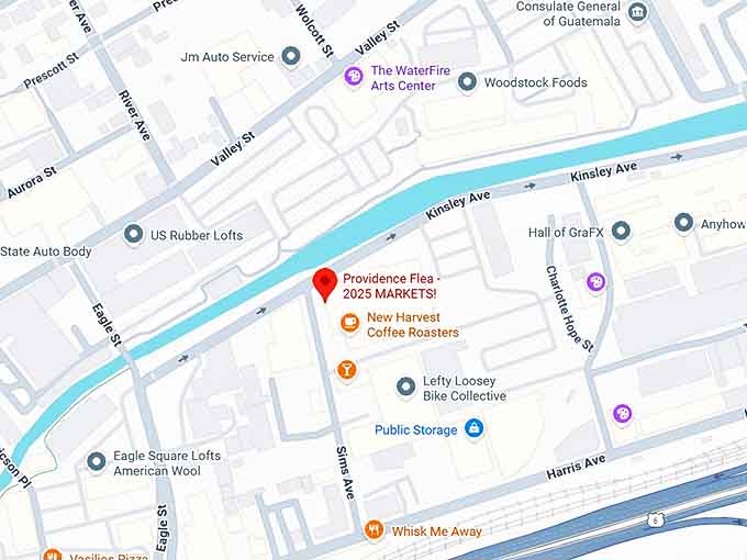 16. providence flea 2025 markets! map