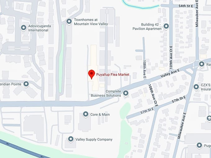 puyallup flea market map