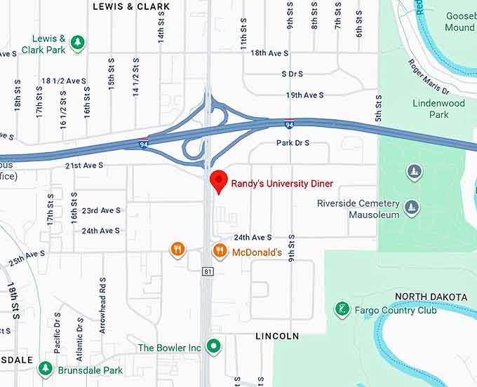 16. randy's university diner map