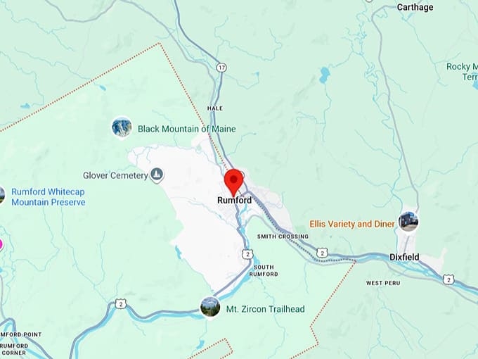 16. rumford, me map