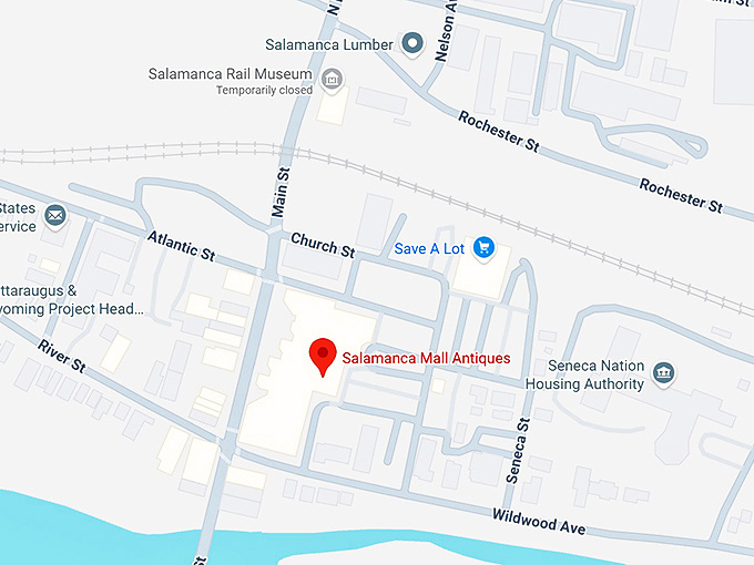 16. salamanca mall antiques map