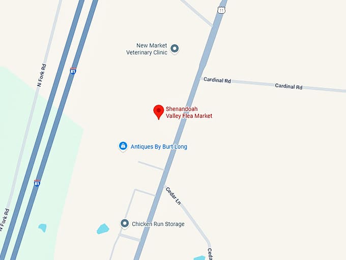 16. shenandoah valley flea market map