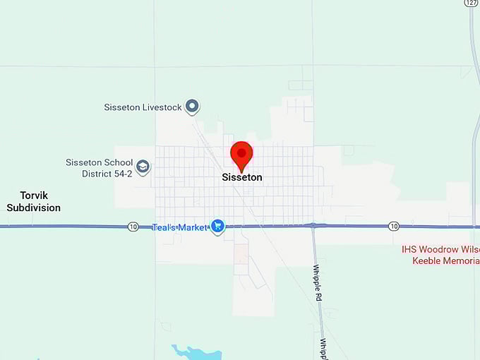 16. sisseton sd map