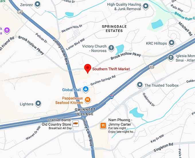 16. southern thrift market map