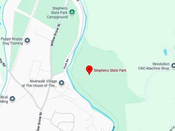 16. stephens state park map