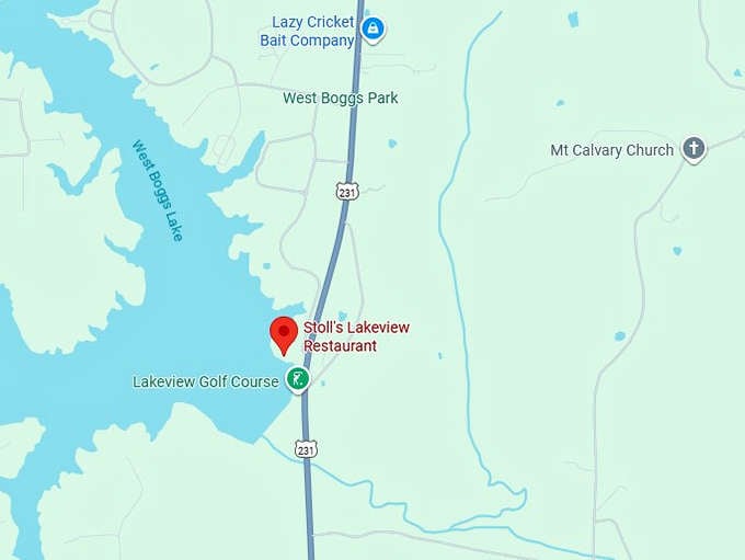 stoll's lakeview restaurant map